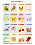 Free Initial CH Sound Words for Speech Therapy | Speech Era