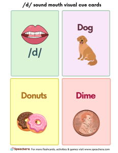 How to Teach D Sound: Articulation Activities, and Word Lists for ...