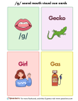 How to Teach G Sound: Articulation Activities, and Word Lists for ...