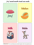 How to Teach M Sound: Articulation Activities, and Word Lists for ...