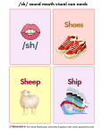 How to Teach Sh Blend Sound: Articulation Activities, and Word Lists ...