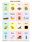 Free Initial B Sound Words for Speech Therapy | Speech Era