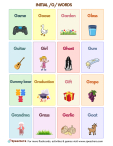 Free Initial G Sound Words for Speech Therapy | Speech Era
