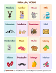 Free Initial M Sound Words for Speech Therapy | Speech Era