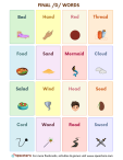 Free Final D Sound Articulation Flashcards Worksheet PDF | Speech Era