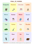 Free Final R Sound Articulation Flashcards Worksheet PDF | Speech Era